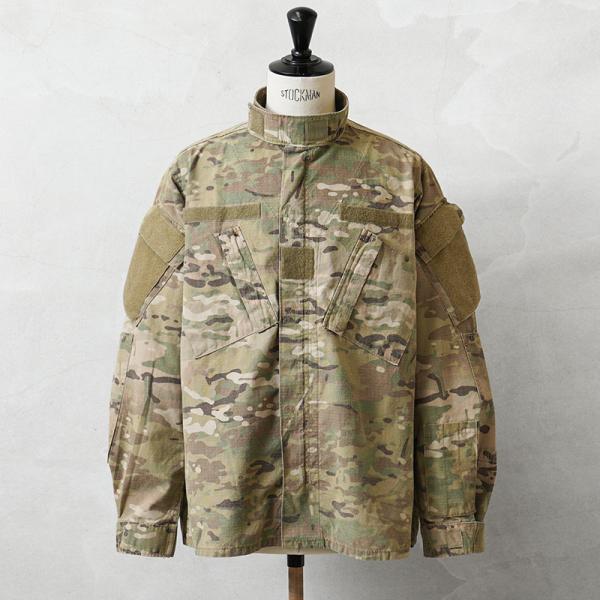 ■商品説明米軍実物のFLAME RESISTANT（難燃素材）コンバットジャケットです。迷彩には米軍を代表するMULTICAMパターンが採用されており、実際に米軍部隊で使用されていた実物装備の一つです。実戦環境での使用を前提に設計されたミリ...