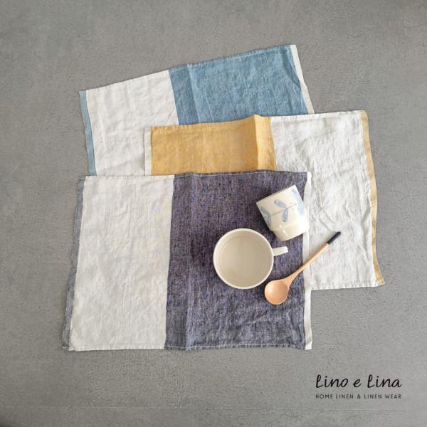 名称:リーノエリーナ Lino e Lina リネン100％ Uni ユニ ランチョンマット カラー: ユニイエロー, ユニブルー, ユニダークブルーサイズ:約35cm×47cm素材素材：リネン100%生産国：リトアニア商品説明：食卓にぴっ...