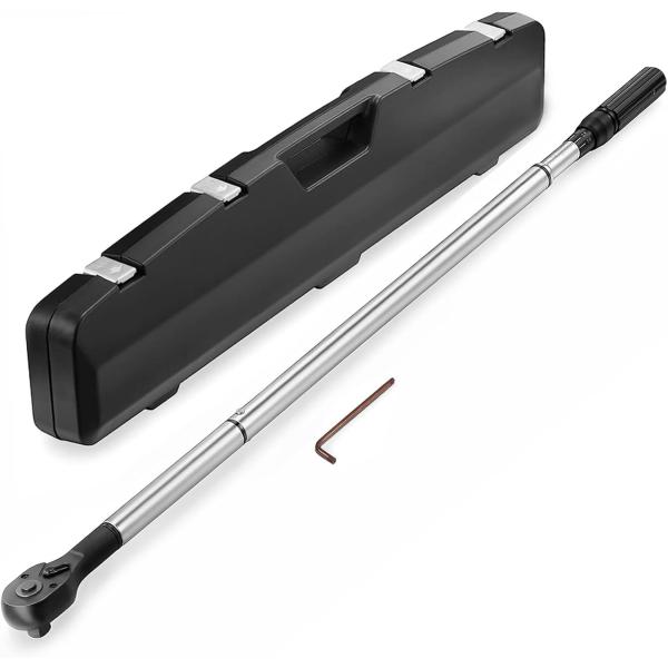 【ISO基準の測定精度！超お買得品！】測定精度はISO基準：精度は±3％以内でDIN-ISO-6789（国際標準）を満たします。プリセット型トルクレンチ本体、差込角：19mm(3/4インチ)　トルク調整範囲:200-800N.m 　 回転方...