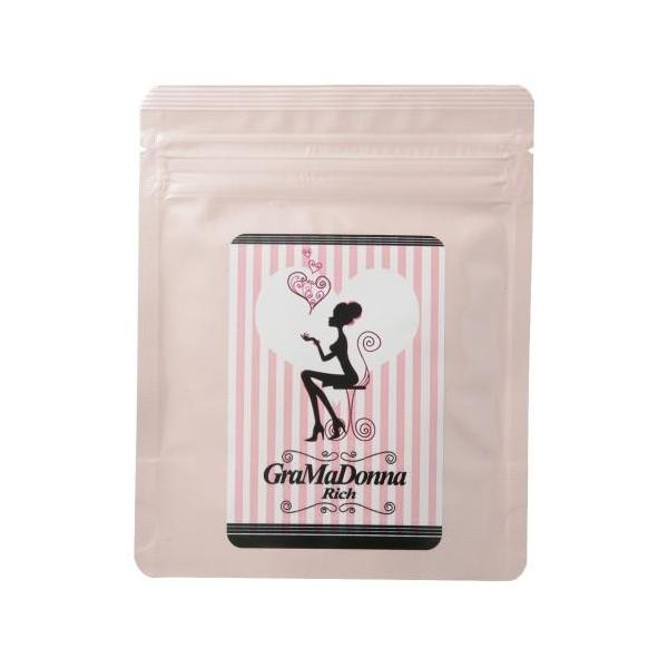 ・商品名：GraMaDonna Rich(グラマドンナリッチ)・名称：アグアへエキス末含有食品・内容量：21g(350mg×60粒)・お召し上がり方：栄養補助食品として1日1-2粒を目安に、水またはぬるま湯などでお召し上がりください。・保存...