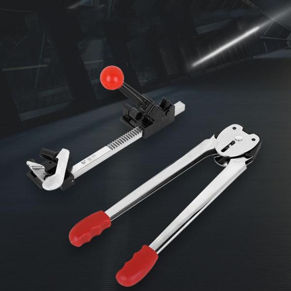 【製品紹介】ポータブル手動包装機セットには包装ペンチとテンショナーが付属しており、設置と使用が非常に簡単で、取扱説明書が付属しています【精緻なデザイン】人間工学に基づいたハンドエンジニアリングに準拠したユニークな滑り止めプラスチックハンドル...