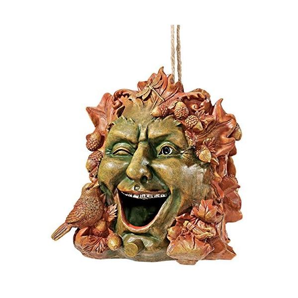 【商品名】Design Toscano Laughing Greenman Birdhouse Statue 【カテゴリー】ホーム：インテリア