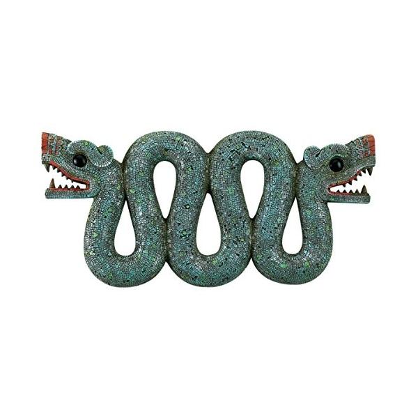 【商品名】Design Toscano Aztec Double - Headed Serpent Wall Sculpture 【カテゴリー】ホーム：インテリア