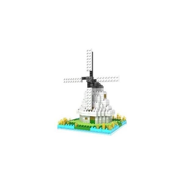 【商品名】Micro Blocks, Windmill Model, Small Building Block Set, Nanoblock (ナノブロック) Compatible, Not Lego (レゴ) Compatible ブロッ...