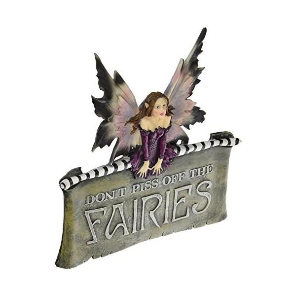 【商品名】Design Toscano Don't Piss Off The Fairies Wall Plaque 【カテゴリー】ホーム：インテリア