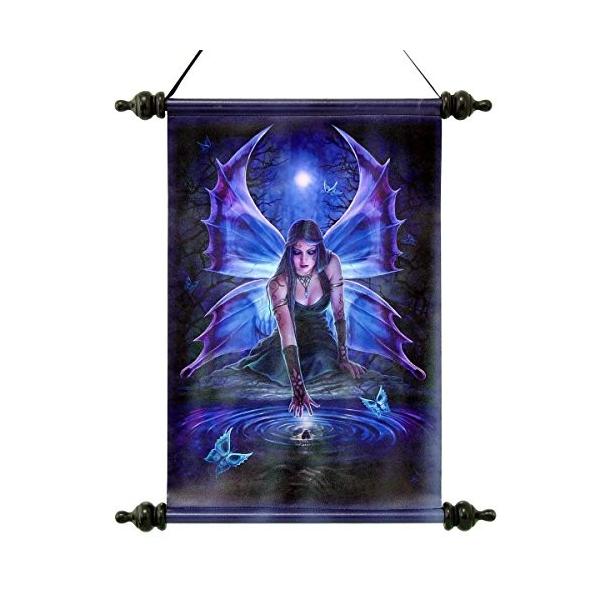 【商品名】Design Toscano Immortal Flight Gothic Fairy Canvas Wall Scroll 【カテゴリー】ホーム：インテリア
