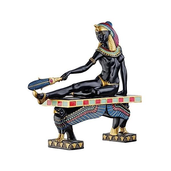 【商品名】Design Toscano Cleopatra, the Egyptian Queen Statue 【カテゴリー】ホーム：インテリア