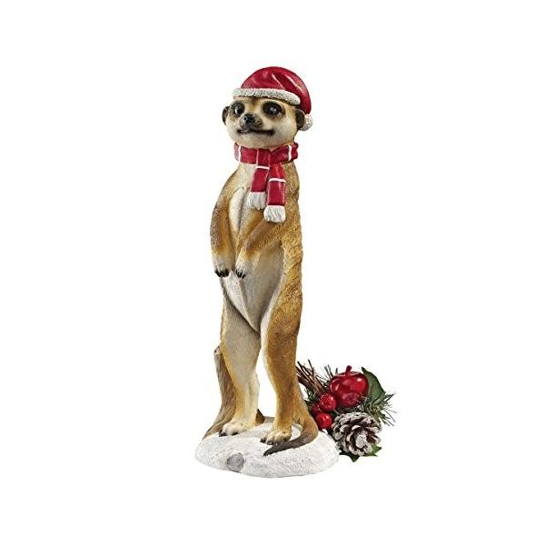 【商品名】Design Toscano Merry Meerkat Holiday Greeter Statue 【カテゴリー】ホーム：インテリア
