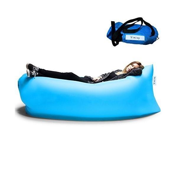 【商品名】Outdoor Convenient Inflatable Lounger Hangout Nylon Fabric Sleeping Compression Air Bag (Blue) 【カテゴリー】スポーツ・アウトドア：アウトドア