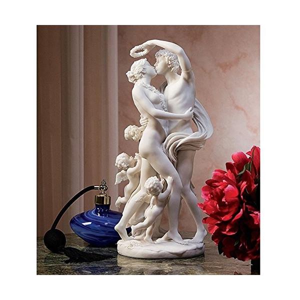 【商品名】Design Toscano 13 in. Zephyrus &amp; Flora Natural Sculpture 【カテゴリー】ホーム：家具
