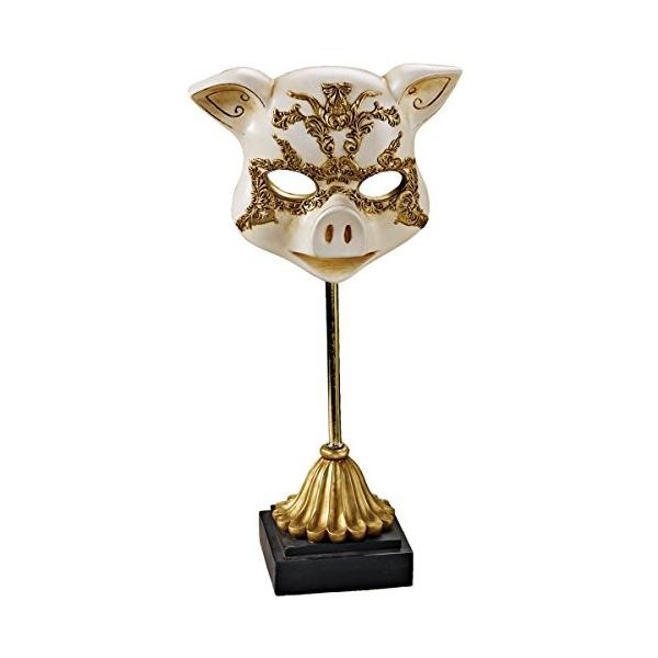 【商品名】Design Toscano Animal Masquerade Venetian Style Mask Statue: Maiale 【カテゴリー】ホーム：インテリア
