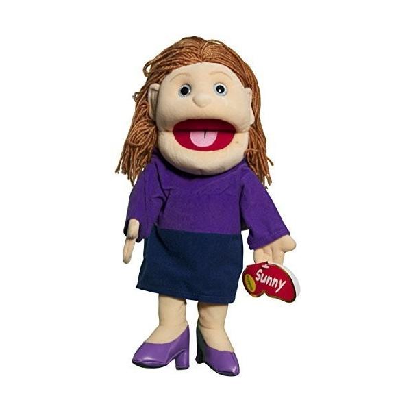 【商品名】Sunny Toys 14" Mom In Purple Dress Glove Puppet by Waypoint Geographic 【カテゴリー】おもちゃ：ぬいぐるみ