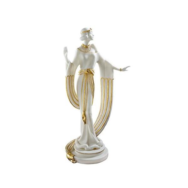【商品名】Design Toscano Draped in Gold Art Deco Dancer 【カテゴリー】ホーム：インテリア