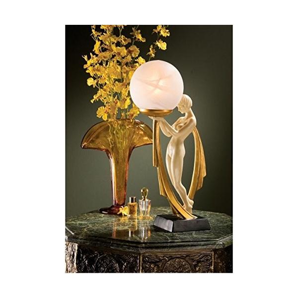 【商品名】Design Toscano The Desiree Art Deco Lighted Sculpture 【カテゴリー】ホーム：家電