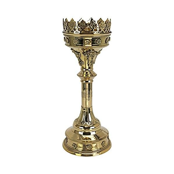 【商品名】Design Toscano Chartres Cathedral Gothic Candlestick - ... 【カテゴリー】ホーム：インテリア