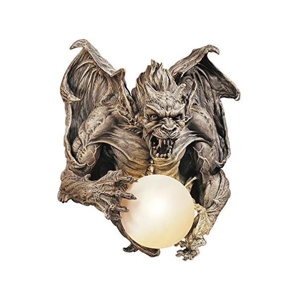 【商品名】Design Toscano Merciless, the Gargoyle Lighted Wall Sculpture 【カテゴリー】ホーム：インテリア