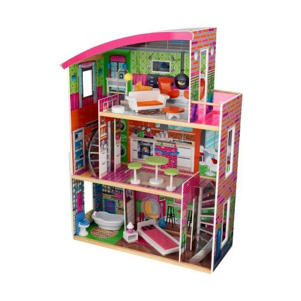 【商品名】KidKraftツDesigner Dollhouse with Furniture by KidKraft 【カテゴリー】おもちゃ：きせかえ人形・ハウス