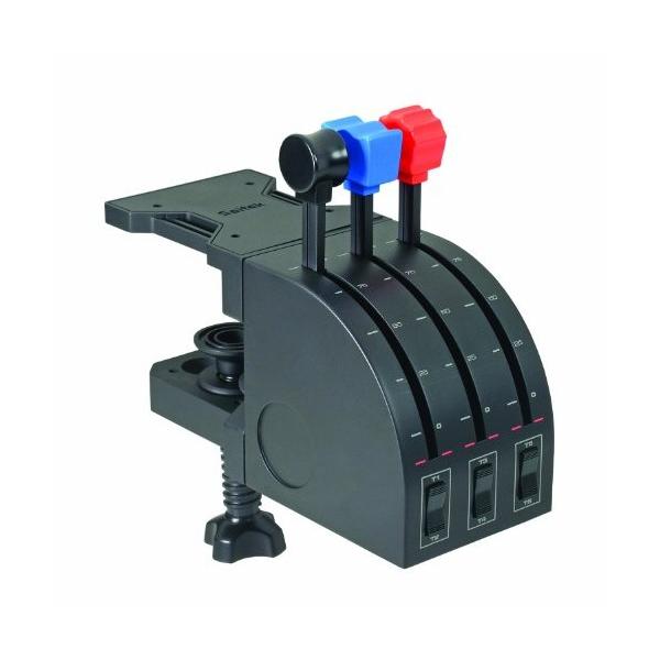 【商品名】Logitech G Saitek PRO Flight Throttle Quadrant  【カテゴリー】パソコン・周辺機器:キーボード・マウス