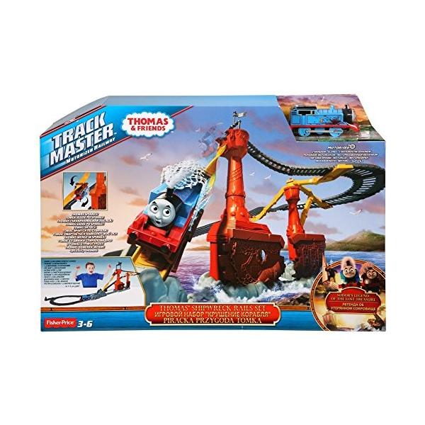 【商品名】▽トラックマスター TRACK MASTER (きかんしゃトーマス)トーマスの難破船 ぐるぐる回転アップダウンレールセットプラレールのレールでも走ります♪(＊)  【カテゴリー】おもちゃ:ロボット・ソフビ人形