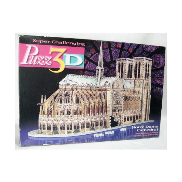 【商品名】Notre Dame Cathedral, 952 Piece 3D Jigsaw Puzzle Made by Wrebbit Puzz-3D by puzz 3d  【カテゴリー】おもちゃ:パズル