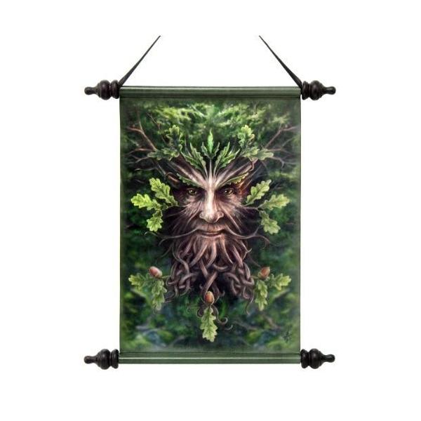 【商品名】Design Toscano Forest Greenman Ent Canvas Wall Scroll Tapestry by Design Toscano 【カテゴリー】ホーム:インテリア