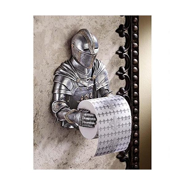 【商品名】Design Toscano A Knight to Remember Gothic Bath Tissue Holder 【カテゴリー】ホーム:インテリア