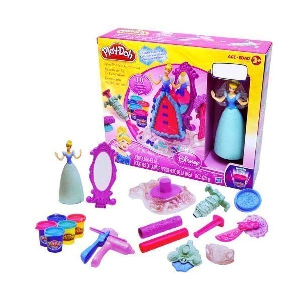 【商品名】Play Doh Spin and Style Cinderella by Play Doh by Play-Doh 【カテゴリー】おもちゃ:お絵かき・ねんど・シール