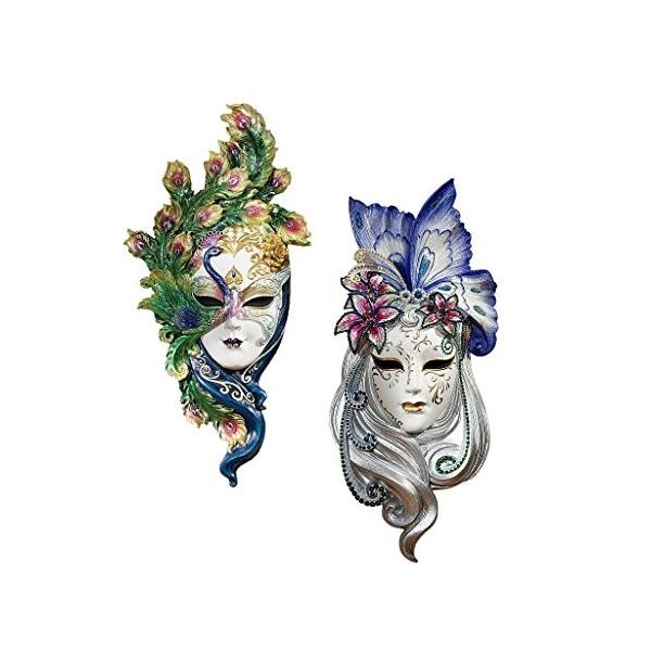 【商品名】(Set of 2) - Design Toscano Inc Mask of Venice Wall Sculpture  【カテゴリー】ホーム:インテリア