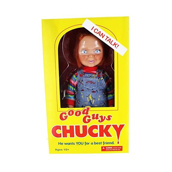 【商品名】Child's Play: Talking Good Guys Chucky 15 by Chucky  【カテゴリー】おもちゃ:ロボット・ソフビ人形