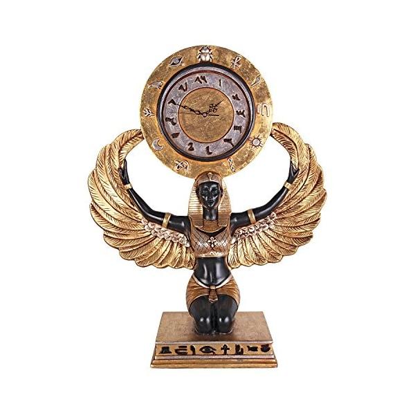 【商品名】Design Toscano Egyptian Goddess Isis Grand-Scale Clock Statue 【カテゴリー】ホーム:インテリア