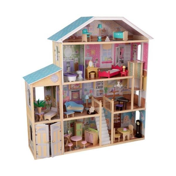 【商品名】キッドクラフト マジェスティック マンション 家具付きドールハウス   【カテゴリー】おもちゃ:きせかえ人形・ハウス