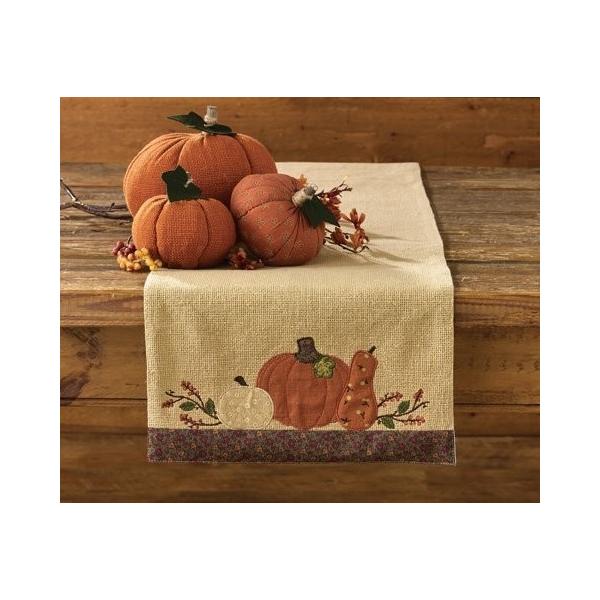 【商品名】Park Designs Burlap Pumpkin Harvest Table Runner - 54"L by Park Designs 【カテゴリー】ホーム:キッチン用品