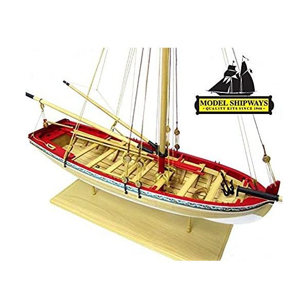 【商品名】モデルシップウェイ Model Shipways 18th Century Longboat 1/4 Scale Wood Model Kit Intro to Shipmode【カテゴリー】ホビー:プラモデル・模型