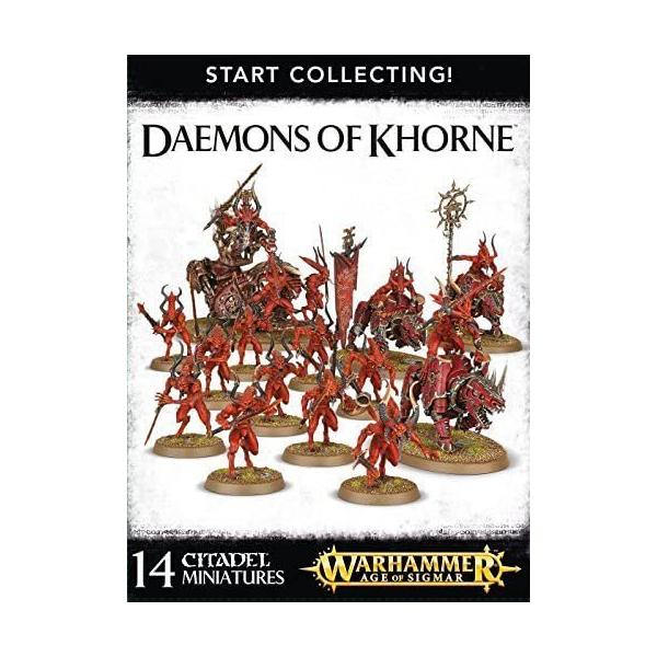 【商品名】Games Workshop 99129915027 Start Collecting Daemons of Khorne Tabletop and Miniature Gaming 【カテゴリー】 おもちゃ : ボードゲーム