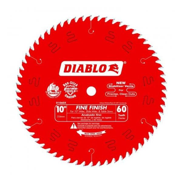 【商品名】 Diablo Carbide Tipped Table, Miter, And Radial Arm Saw Blade-10" 60T SAW BLADE 【カテゴリー】 DIY・工具・ガーデン : テーブルソーアクセサリ
