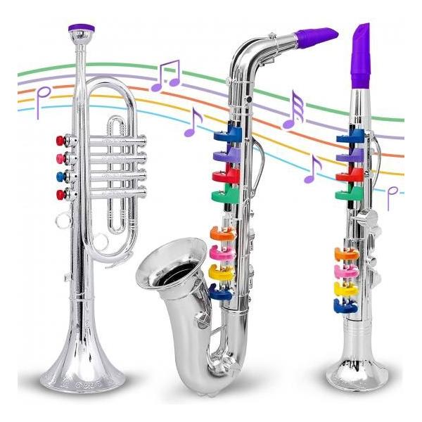 【商品名】 Set of 3 Music 1. Clarinet 2. Saxophone 3. Trumpet, Combo with over 10 Color Coded Teaching Songs. 【カテゴリー】 おもちゃ : ...