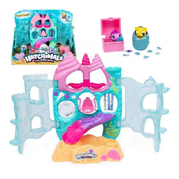 【商品名】 Hatchimals CollEGGtibles, Coral Castle Fold Open Playset with Exclusive Mermal Magic, for Kids Aged 5 and Up 【カテゴリ...