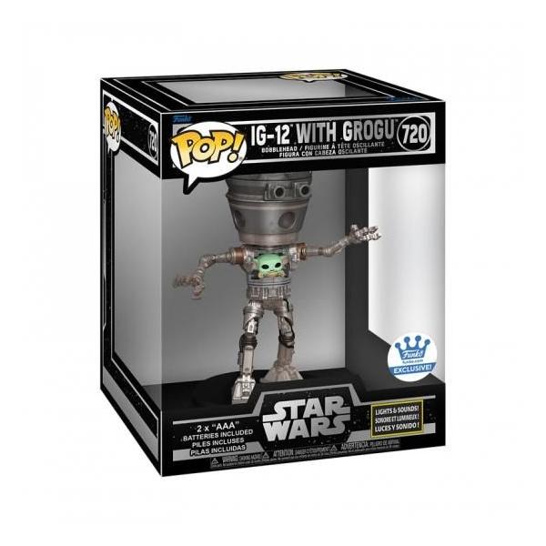 【商品名】 スターウォーズ マンダロリアン IG-12 グローグー SFX フィギュア Funko Mandalorian S10 IG-12 WITH GROGU (LIGHTS AND SOUNDS) Star Wars ファンコ 【カ...