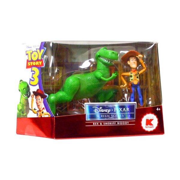 【商品名】トイストーリー３　ディズニー・ピクサーコレクション　レックス　アンド　ウッディ【カテゴリー】おもちゃ:ロボット・ソフビ人形