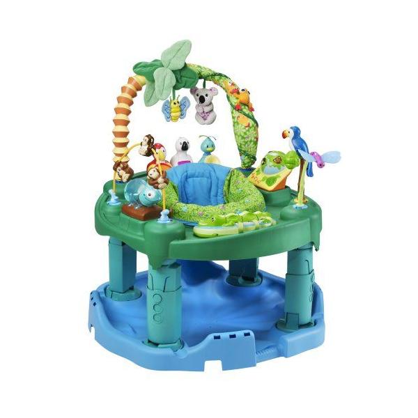 【商品名】ExerSaucer　トリプル　ジャングル　Evenflo社【カテゴリー】おもちゃ:ベッドメリー・モビール