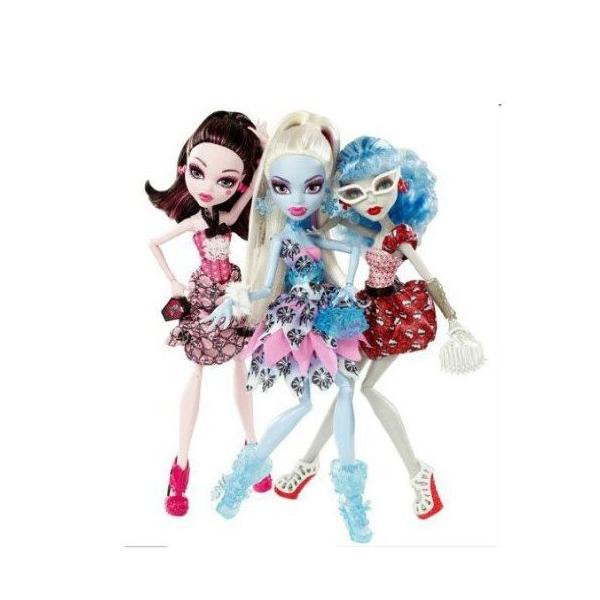 【商品名】モンスターハイ Exclusive Dot Dead Gorgeous 3 Pack Draculaura, Abbey Bominable, Ghoulia Yelps【カテゴリー】ホビー:人形・ドール