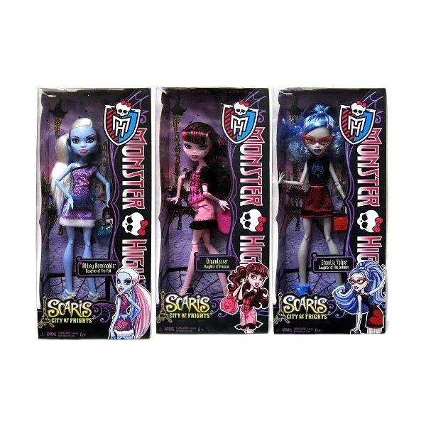 【商品名】Monster High モンスターハイ Scaris City of Frights Set of 3 BASIC Dolls [Draculaura, Abbey Bominab【カテゴリー】ホビー:フィギュア・コレクタードール