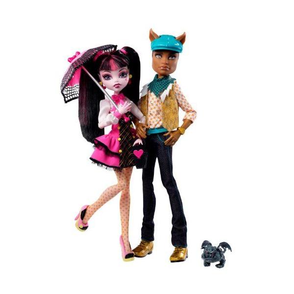 【商品名】モンスターハイ　Monster High Draculaura And Clawd Wolf Doll Giftset　【カテゴリー】ホビー:人形・ドール