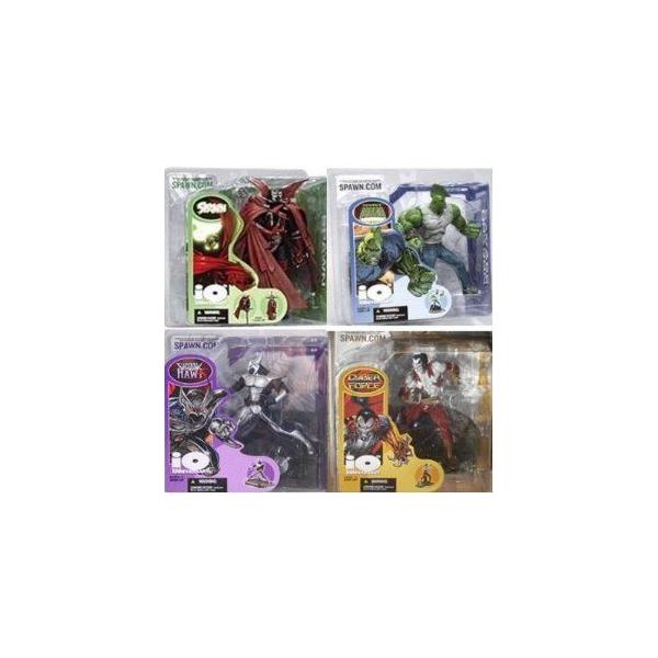 【商品名】Image コミック 10th Anniversary: Spawn, Savage Dragon, Shadow Hawk, &amp; Ripclaw - セット of 4 フィギ【カテゴリー】ホビー:ロボット・子供向けフィギュア