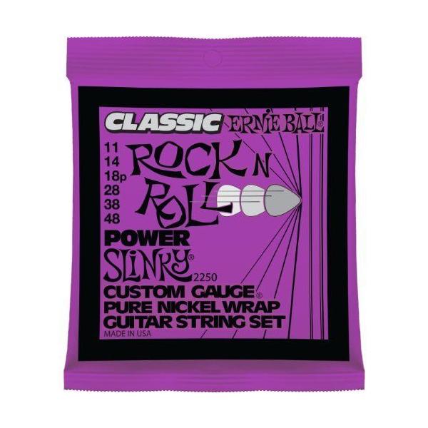 【商品名】Ernie Ball (アーニーボール) 2250 Classic Pure Nickel Power Slinky String Set (11 - 48)【カテゴリー】楽器:ギター弦