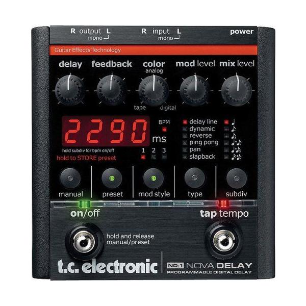 【商品名】◆最新版◆T.C.electronic ND-1 NOVA DELAY ノヴァ ディレイ 【カテゴリー】楽器:ディレイ・リバーブ