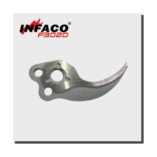 F3015発売から約6年・・・待望の最新モデル『F3020』がついに登場!!INFACO エレクトロクープ F3020 交換用下刃（フック）部品番号：906C※ご購入確定後、発送をしております。　なお弊社在庫数とオンラインストア在庫数が連動...