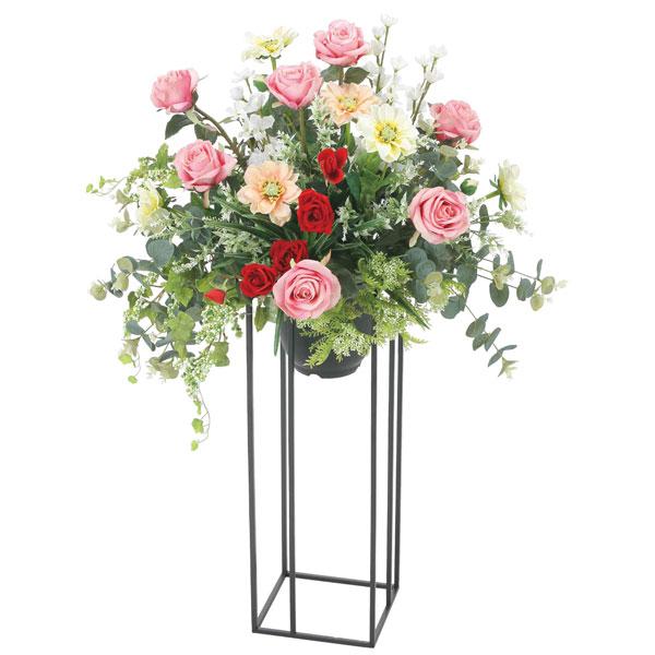 サイズ(約):W75×D45×H100cm重量(約):2620g材質:本体/ポリエステル＋ポリエチレン、花器/スチール＋ポリプロピレン生産国:日本加工:光触媒加工（V-CAT）説明:酸化チタン光触媒は、植物の葉緑素が光のエネルギーを使って二...