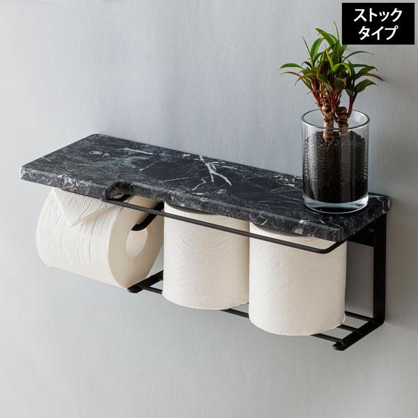大理石風 ペーパーホルダー トイレ収納 簡単取付 スチール お洒落 タオル掛けシックな雰囲気の大理石風トイレットペーパーホルダー。便利な棚板付きでスマホのちょっと置きにも便利です。右下のスチール製の棚板にはペーパーのストックや小物が置けるの...