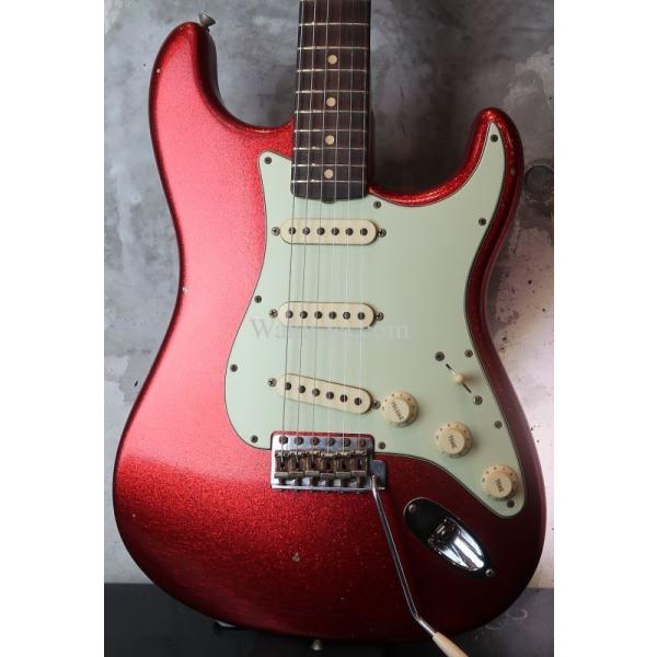 Fender Custom Shop 63 Strat Journeyman Relic Faded Red Sparkle2015年製限定、Time Machine Series のCustom Collection を基に製作された特別...